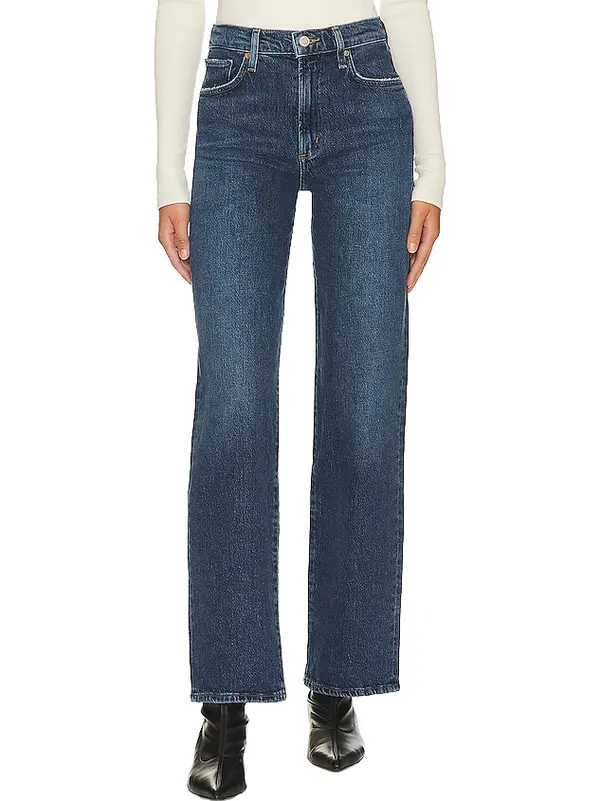 AGOLDE Harper Mid-rise Relaxed Straight Jeans - Tempo