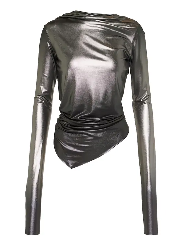 Rick Owens Jersey Top - Silver