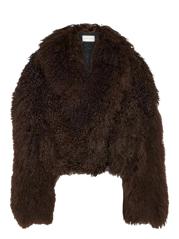 Magda Butrym Shearling Jacket - Brown