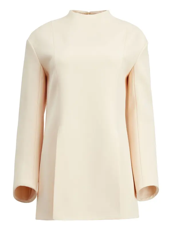 Khaite The Mahni Slit-detail Blouse - Neutrals