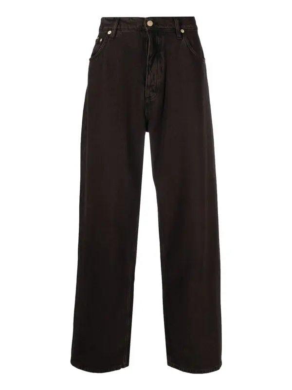 Eytys Benz High-rise Straight-leg Jeans - Brown