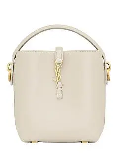 Saint Laurent Le 37 Mini Bucket Bag - Blanc Vintage