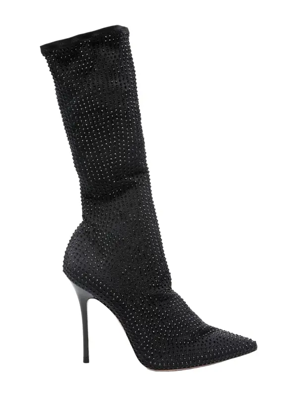 GEDEBE Logan Crystal-embellished Boots - Black
