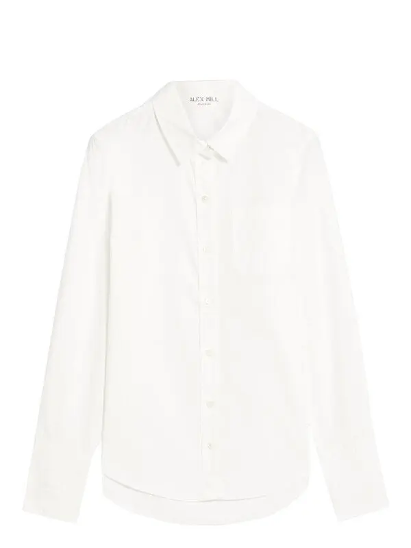 ALEX MILL Cotton-poplin Shirt - Off-white