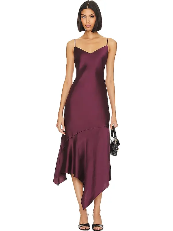 Steve Madden Lucille Slip Dress - Wine