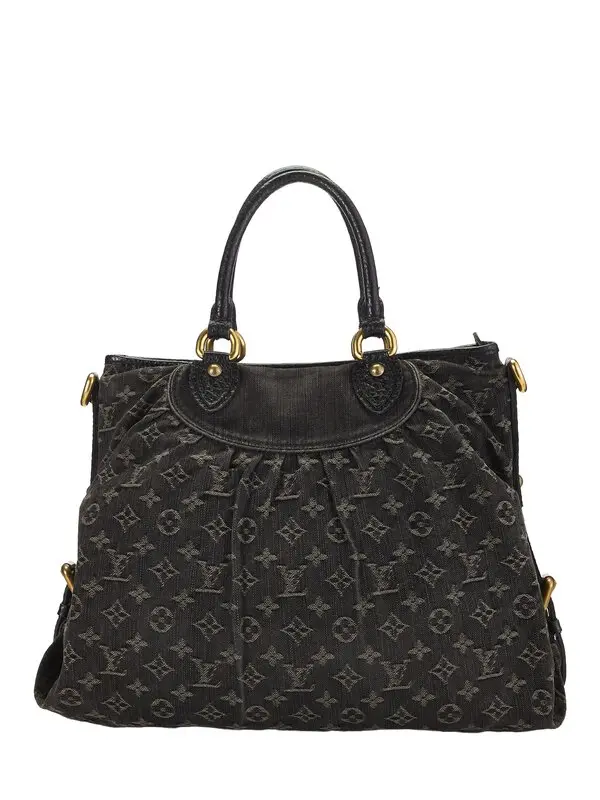 LOUIS VUITTON Monogram Denim Neo Cabby - Black
