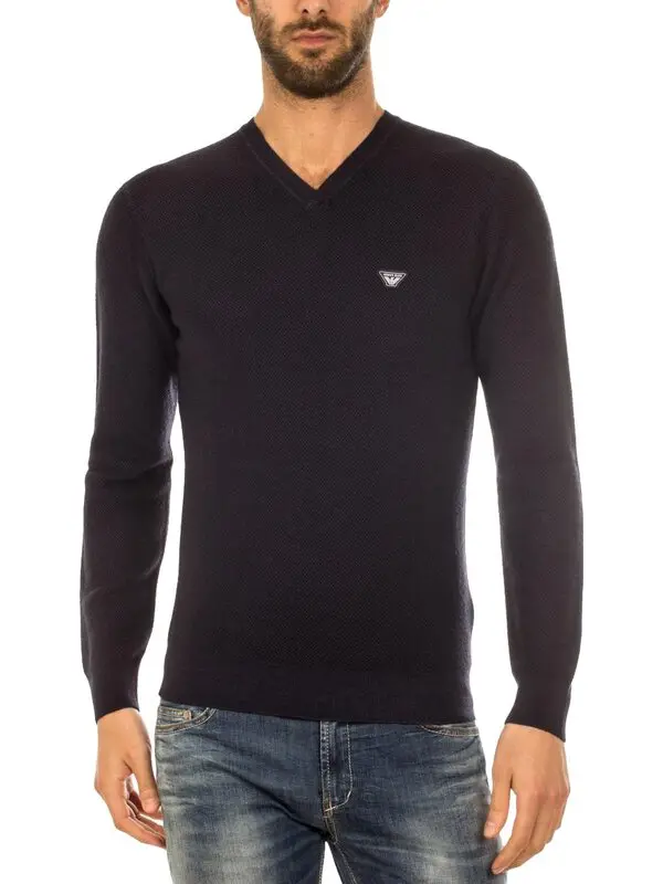 Emporio Armani Wool Sweater - Blue