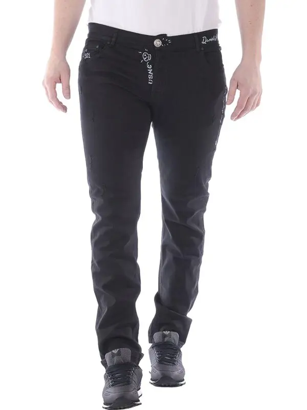 DANIELE ALESSANDRINI Jeans Trouser - Black