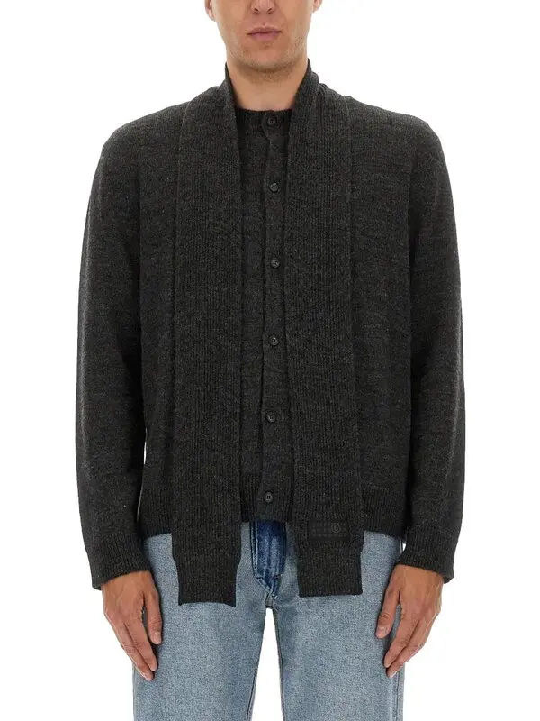 MAISON MARGIELA Wool Cardigan - Grey