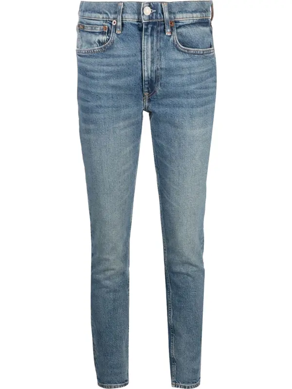 Polo Ralph Lauren Stonewashed Skinny Jeans - Blue