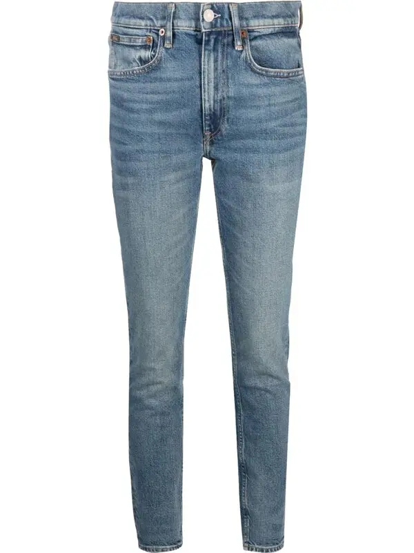 Polo Ralph Lauren Stonewashed Skinny Jeans - Blue