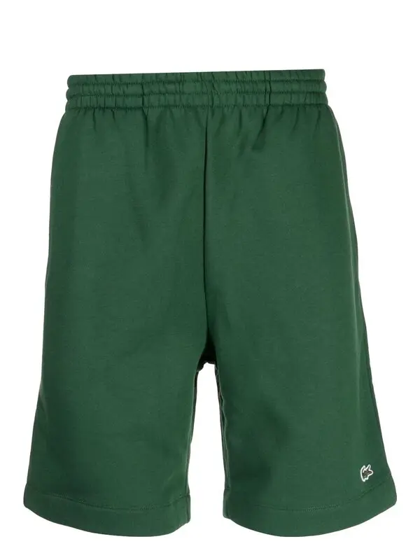 Lacoste Logo-patch Track Shorts - Green