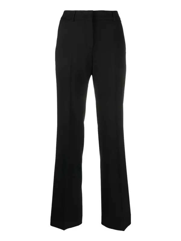 Incotex Tailored Flared Trousers - Black