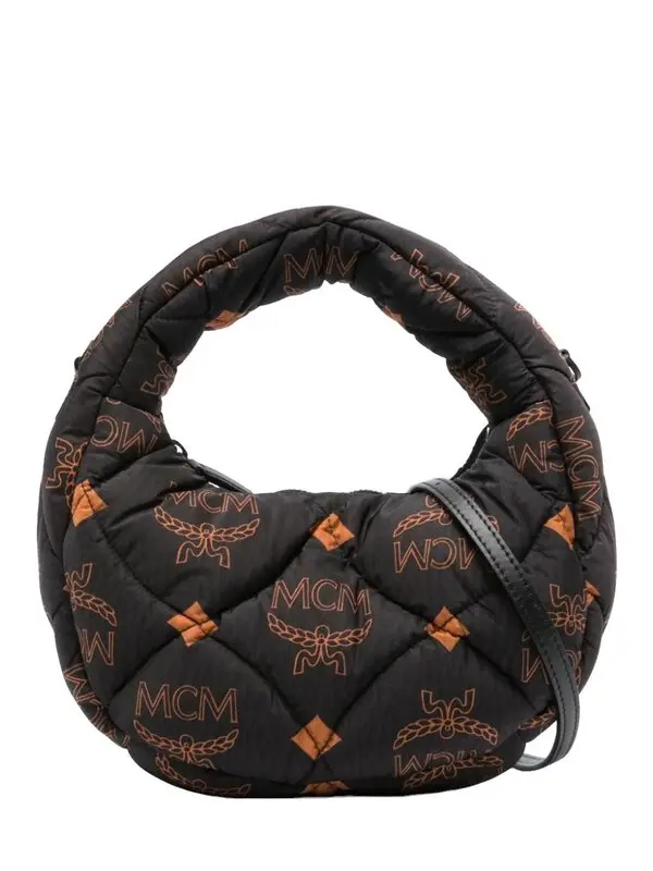 Mcm Hobo Padded Bag - Black