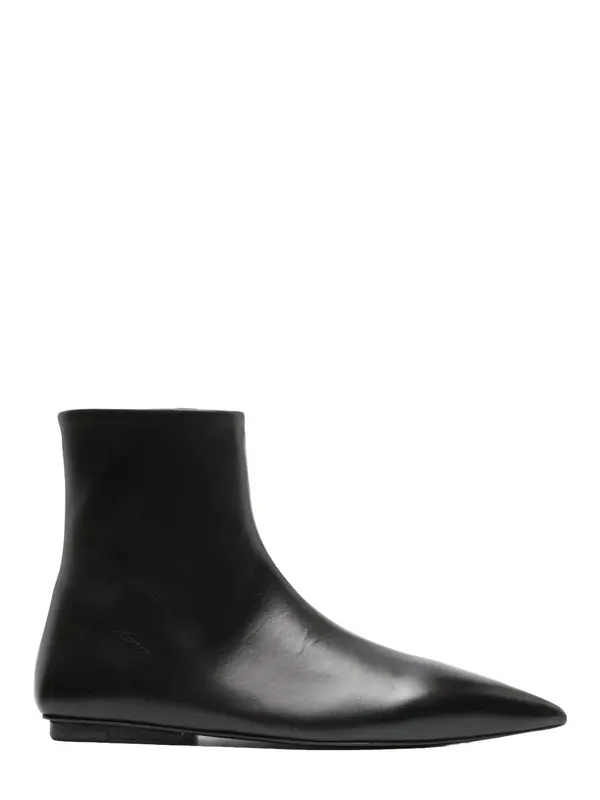 Marsèll Ago Leather Ankle Boots - Black