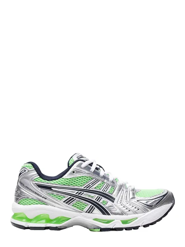 Asics Mesh Panelling Lace-up Sneakers - Silver