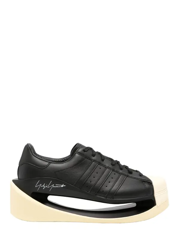 Y3 Cut-out Lace-up Sneakers - Black