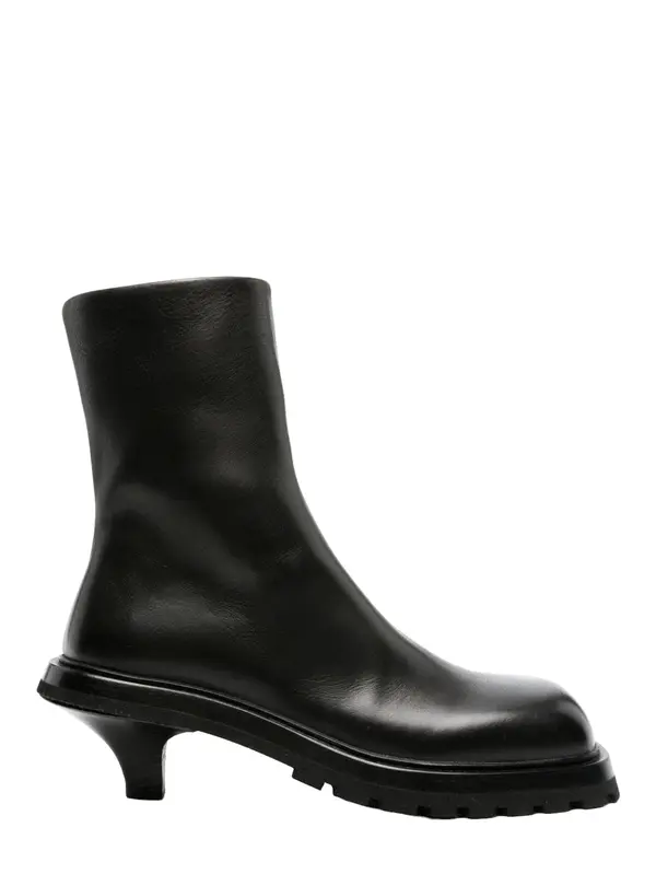 Marsèll 70mm Trillo Leather Ankle Boots - Black