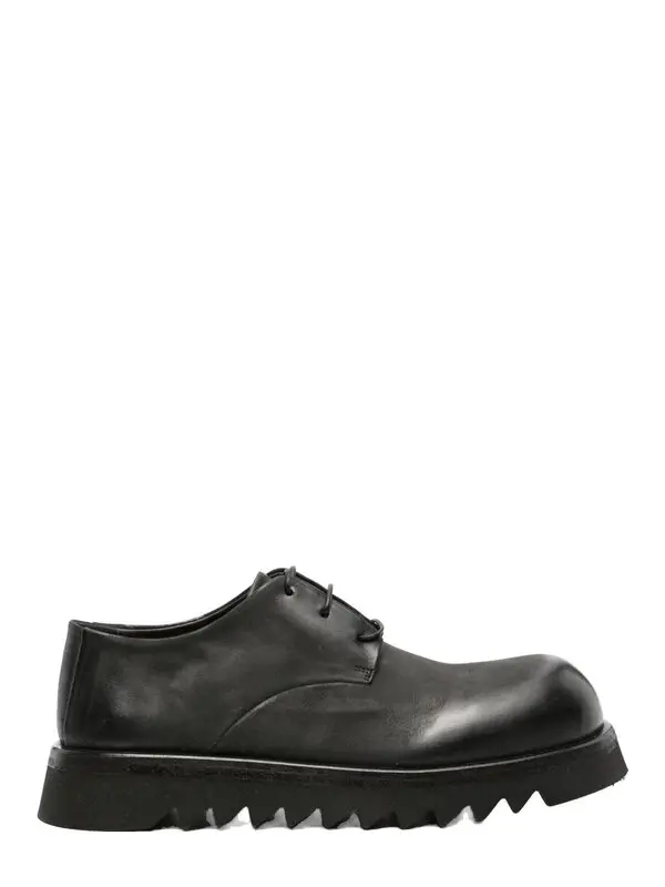 Marsèll Chunky Sole Leather Derby Shoes - Black