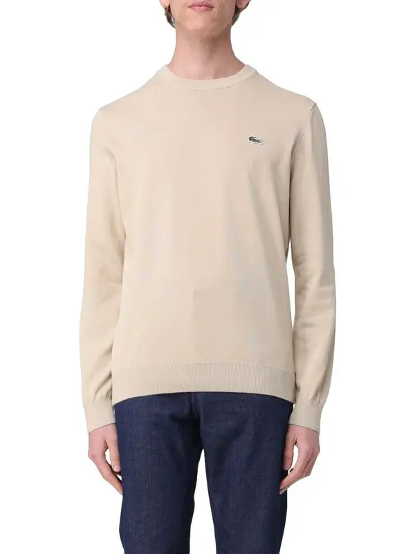Lacoste Crew Neck Sweater - Beige