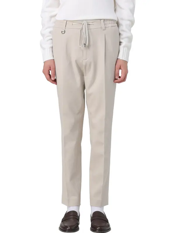 PAOLO PECORA Trousers - Beige