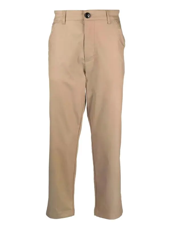 Pmd Tapered-leg High-waist Trousers - Neutrals