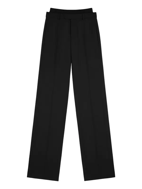 MAISON MARGIELA Double-layer Tailored Trousers - Black