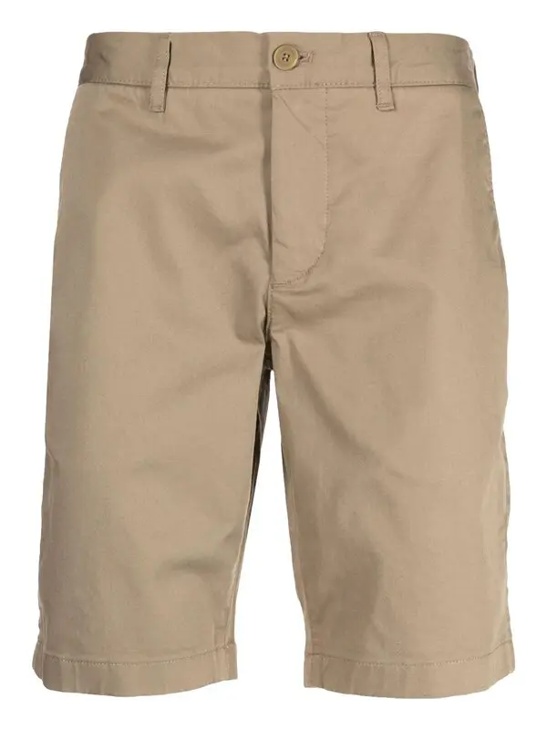Lacoste Slim-cut Chino Shorts - Brown