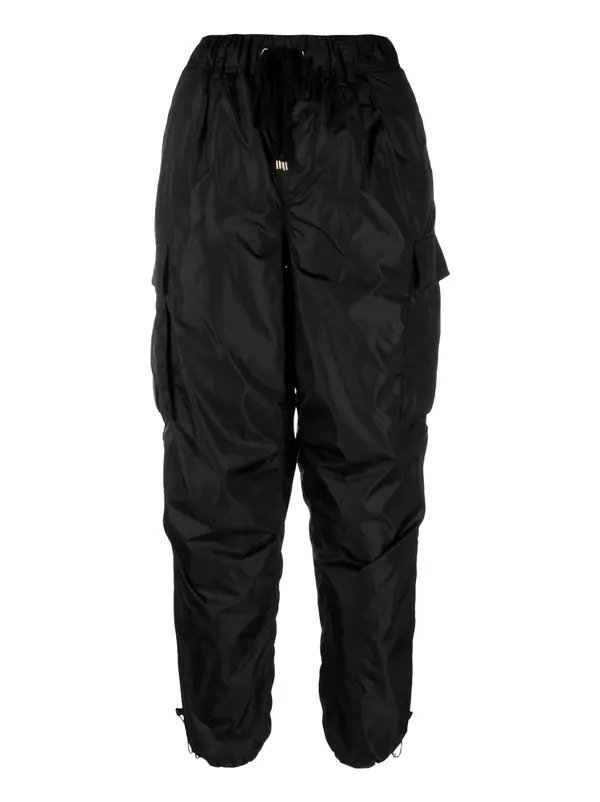 Lorena Antoniazzi Tapered Cargo Trousers - Black