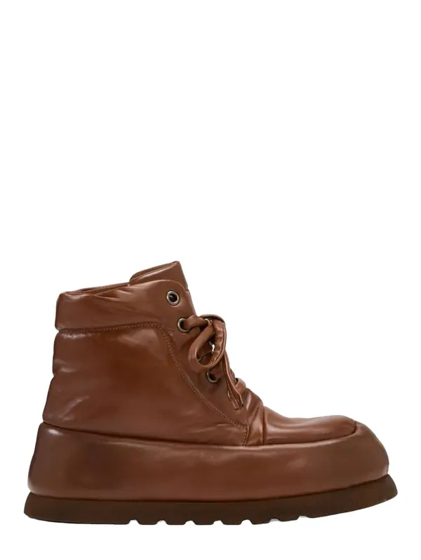 Marsèll 65mm Bombo Leather Boots - Brown