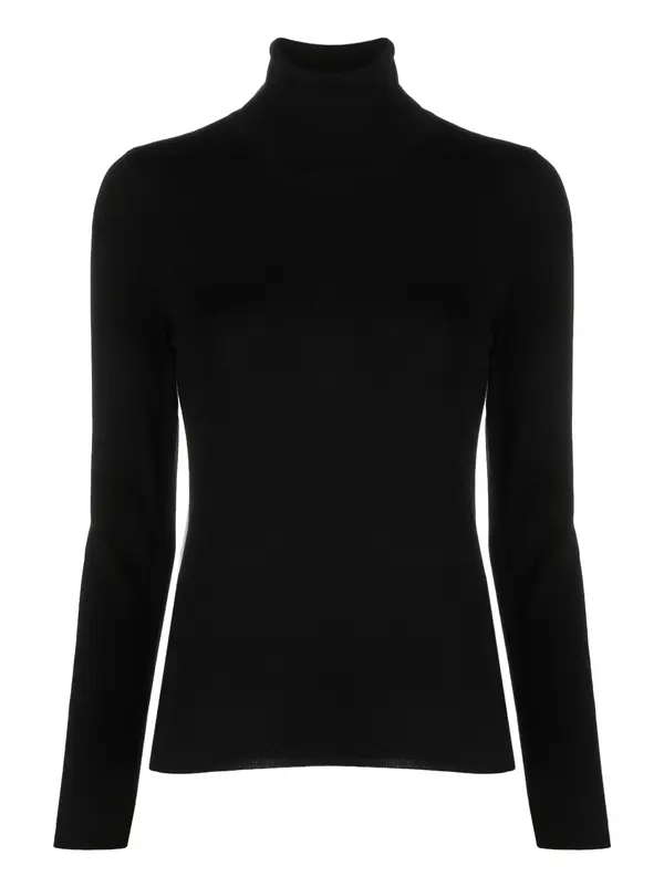 ZANONE Fine-knit High-neck Jumper - Black