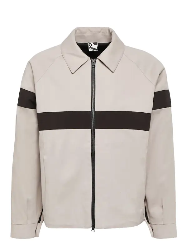 GR10K Cotton Zip-up Jacket - White