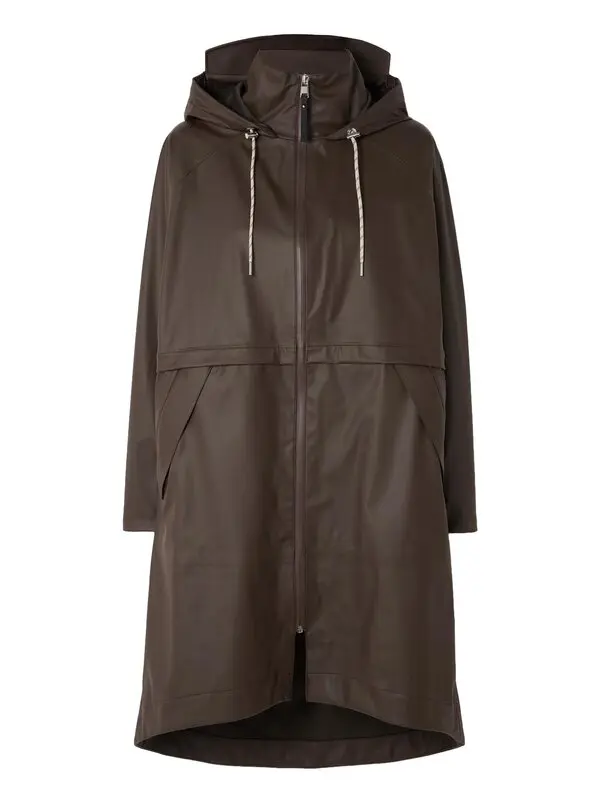 Varley Kirsten Hooded Paneled Jacket - Brown