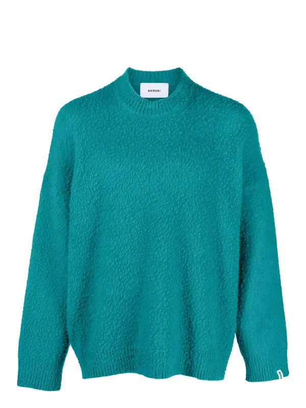 BONSAI Crew-neck Jumper - Green