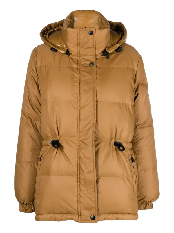 YVES SALOMON Padded Down Jacket - Brown