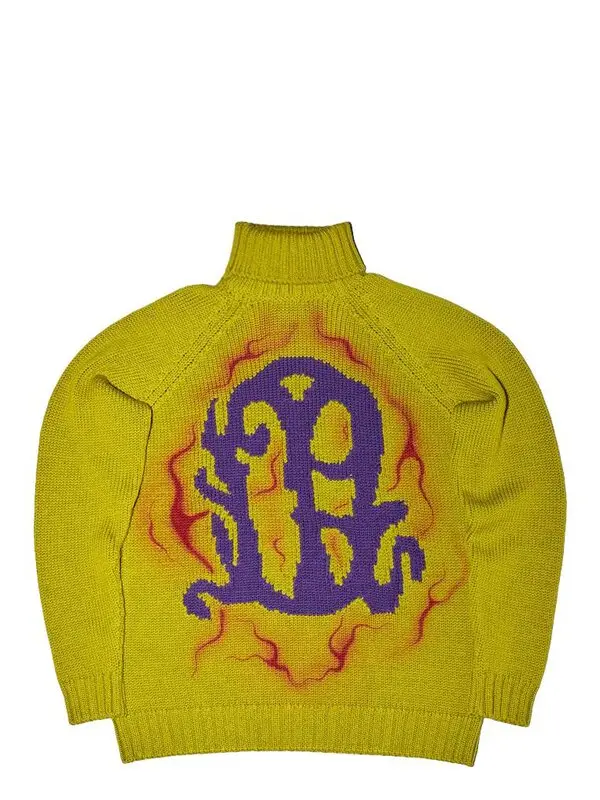 CASELLA MEYER Wool Graphic Sweater - Green