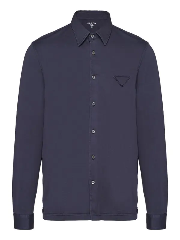 Prada Cotton Shirt - Navy