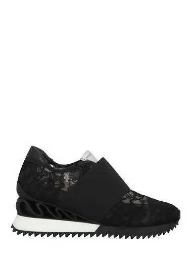 LE SILLA Textile Fiber Sneakers - Black