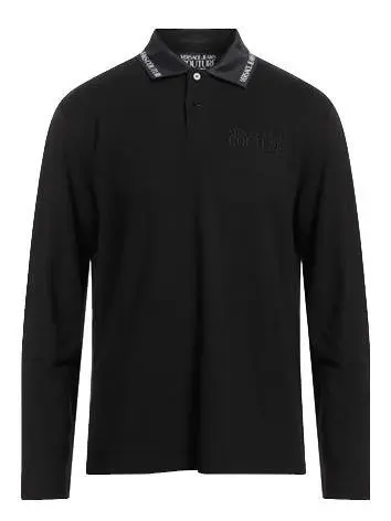 Versace Polo Shirt Size Cotton - Black