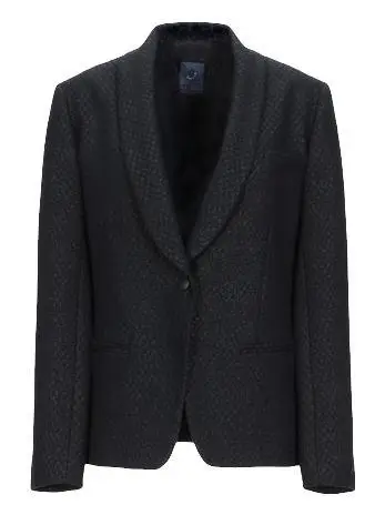 JACOB COHЁN Blazer In Cotton, Polyester, And Elastane - Black
