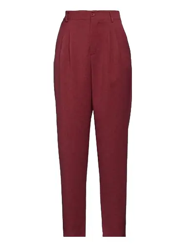 MANILA GRACE Tapered Leg Trousers - Red
