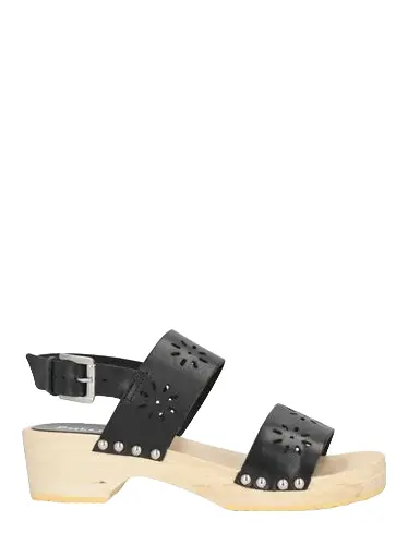 POLLINI Sandals In Calfskin - Black