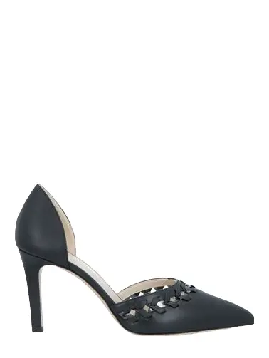 Mia Becar Pumps In Calfskin With Stiletto Heel - Black