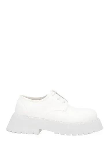 Marsèll Lace-up Shoes With Lug Sole - White