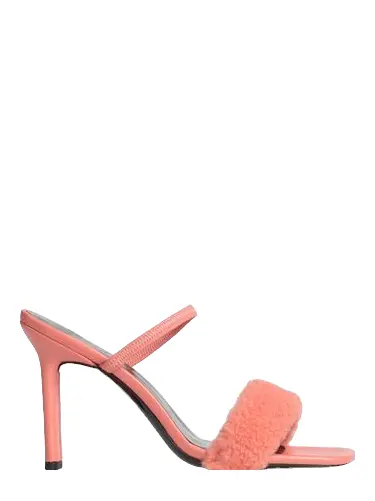 By Far Shearling Sandals - Pink