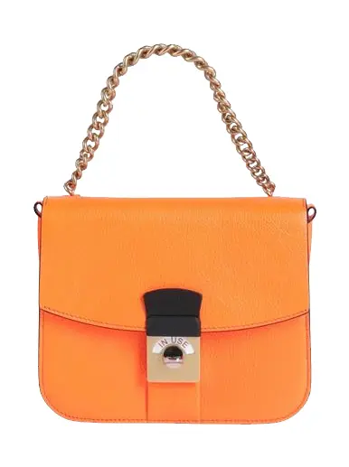 MAISON MARGIELA Handbag In Goat Skin, Cotton, Brass, Zinc, And Aluminum - Orange
