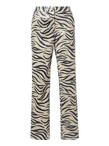 Lapointe Zebra-print Pants - Beige