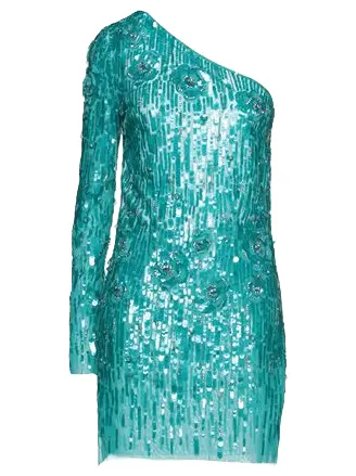 Elisabetta Franchi Sequined Mini Dress - Blue