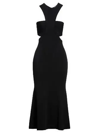 Alexander McQueen Midi Dress Viscose Blend - Black