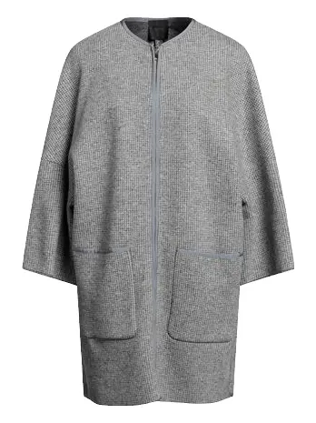 Agnona Knitted Coat - Grey